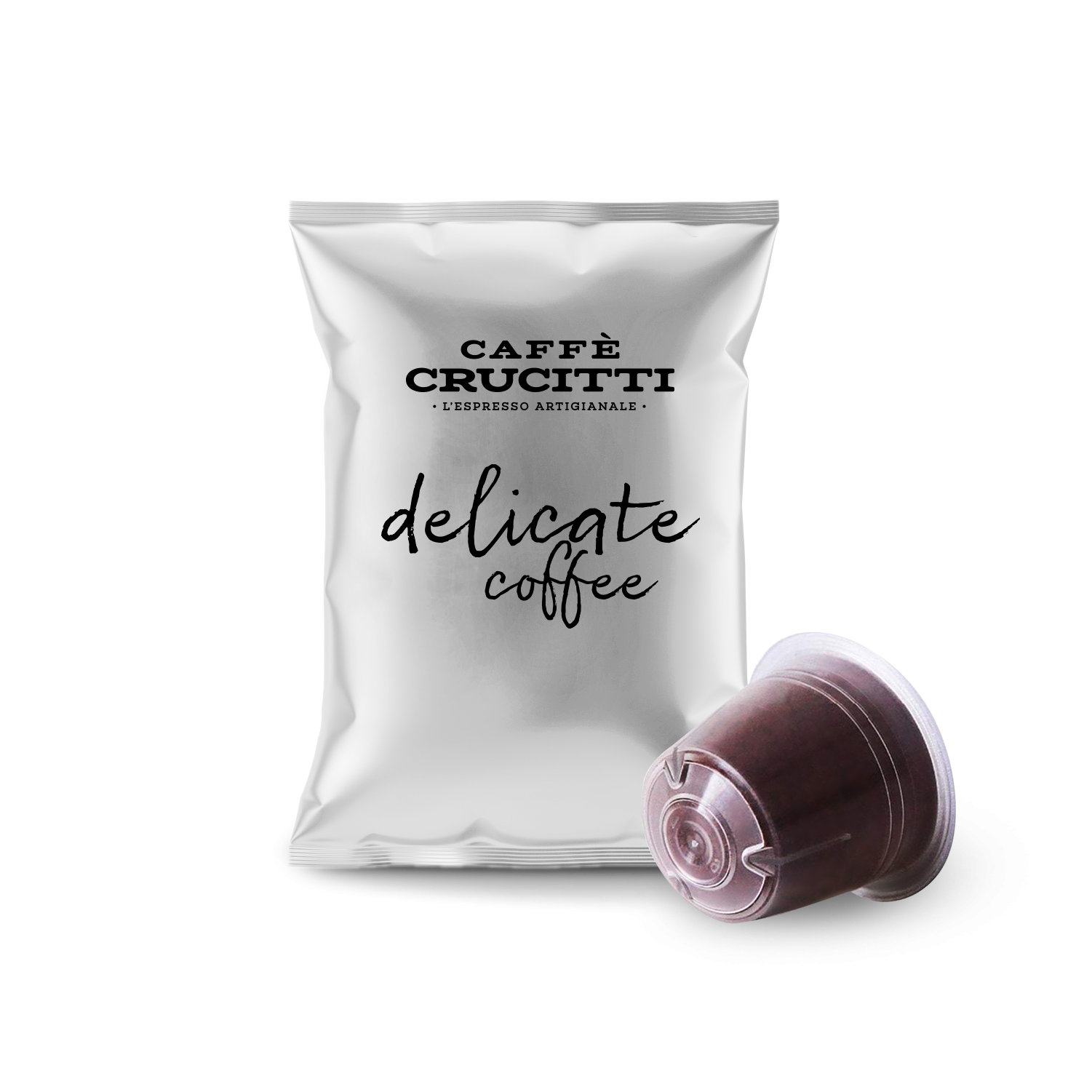 Capsule Compatibili Nespresso, Delicate Coffee - Torrefazione Crucitti